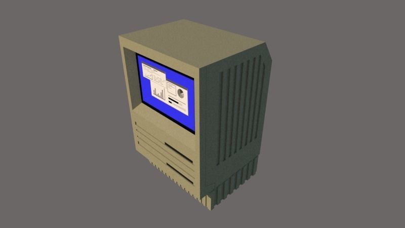 Old Computer 3D model 3D printable | CGTrader