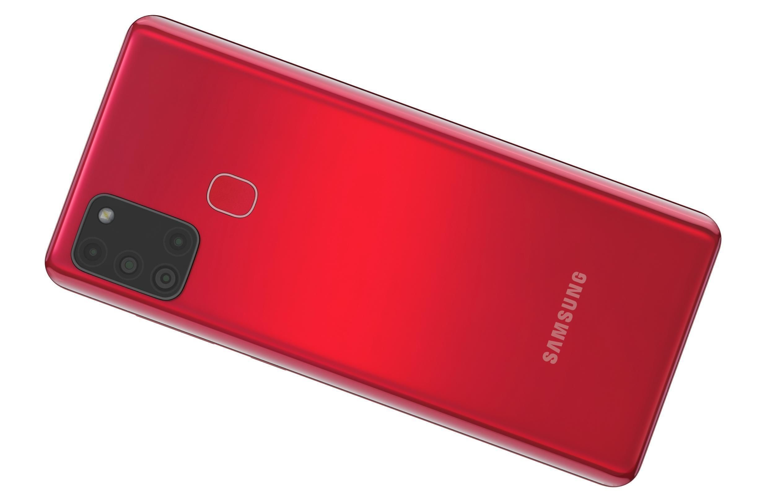 Samsung Galaxy A21s Red 3D model | CGTrader