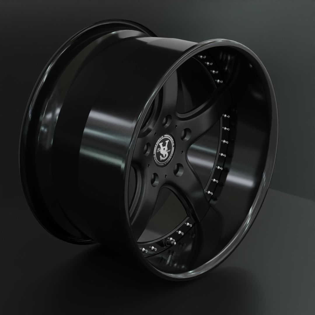 Veilside PL VII Wheels free 3D model | CGTrader