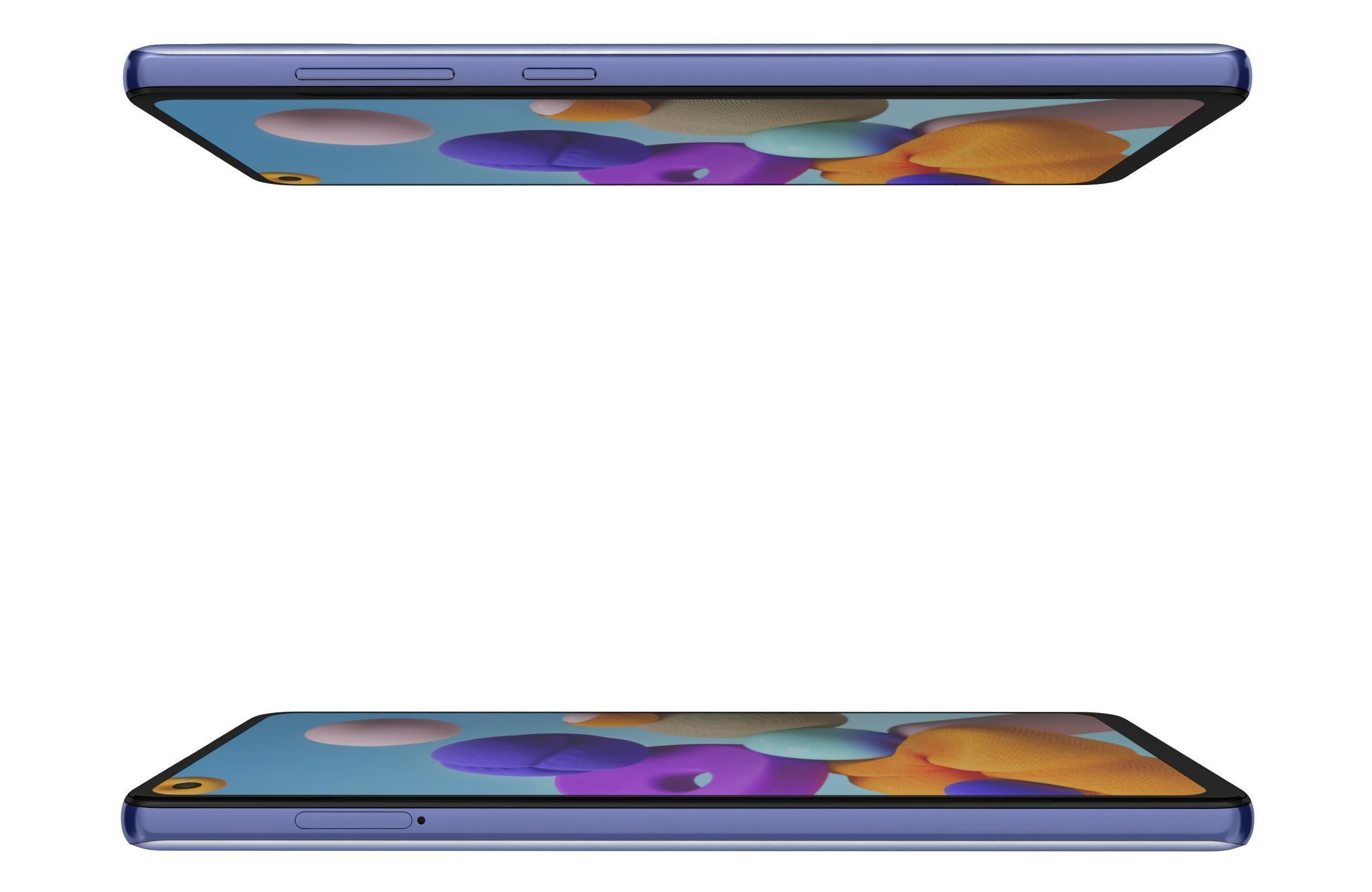 Samsung Galaxy A21s Blue 3D model | CGTrader