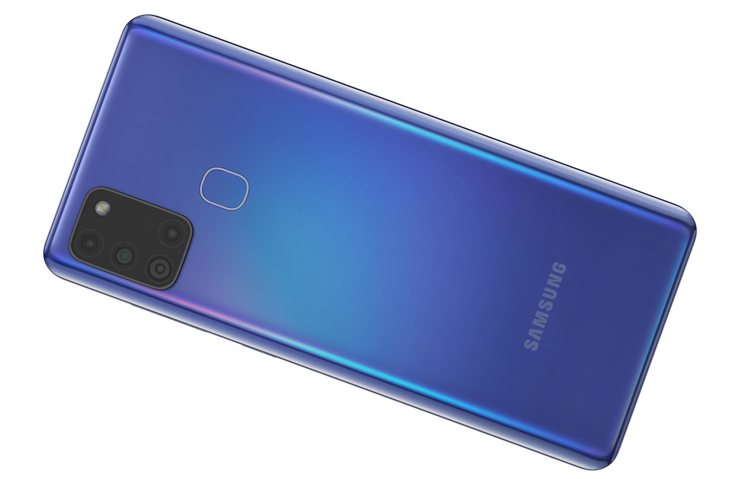 Samsung Galaxy A21s Blue 3D model | CGTrader