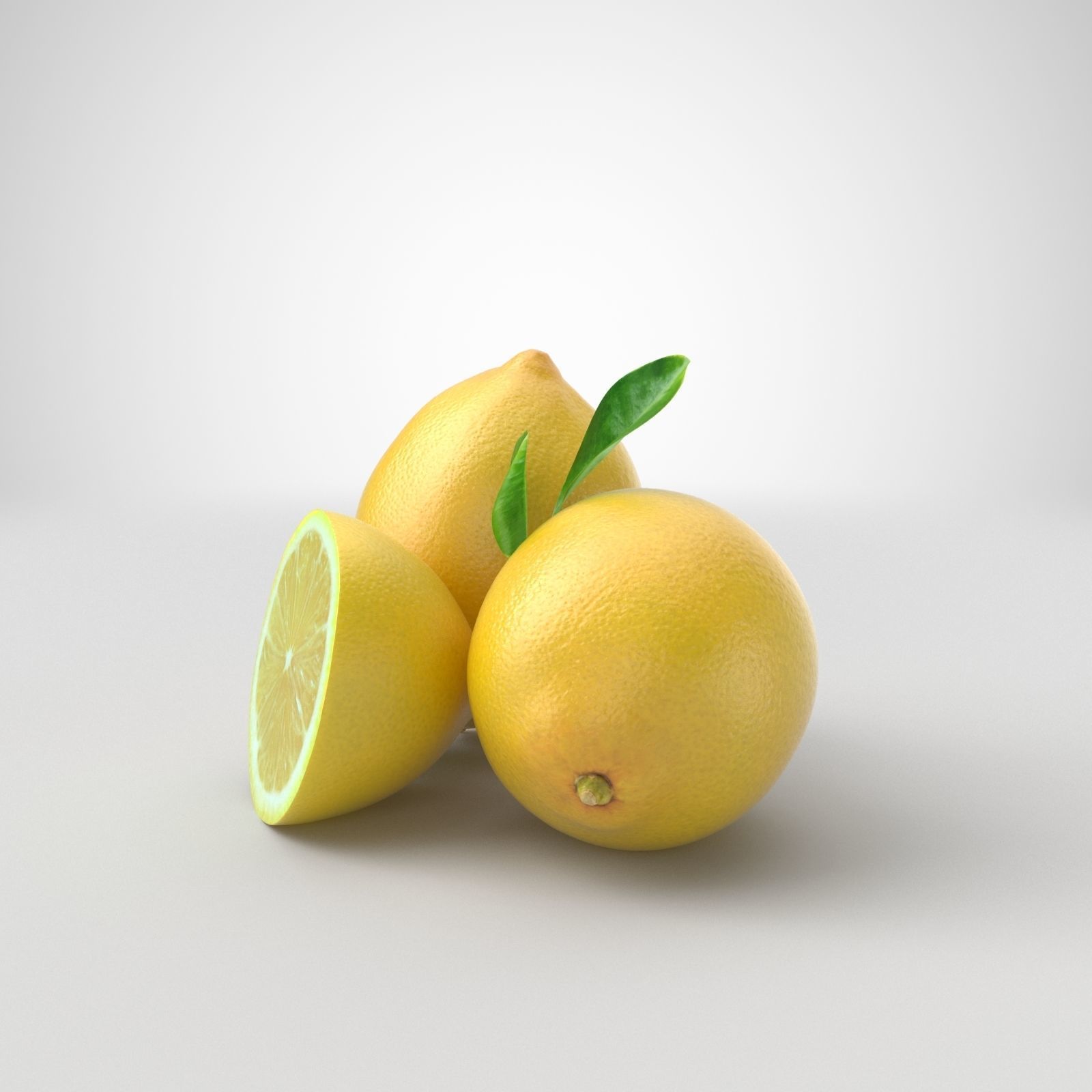 Lemon and Lime 3D model animated | CGTrader