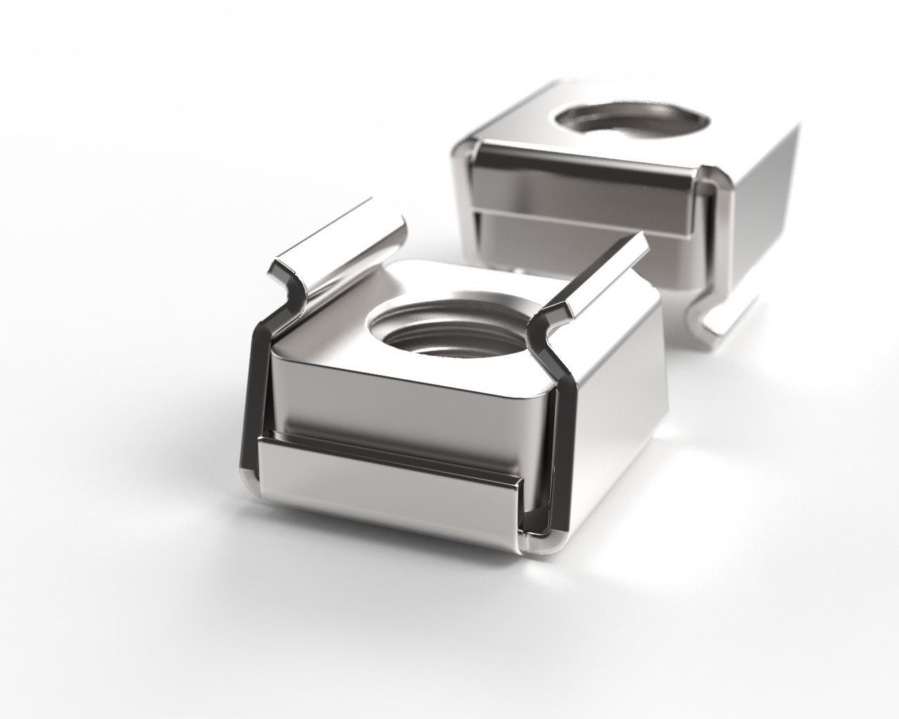 M6 Cage Nut 3D model | CGTrader