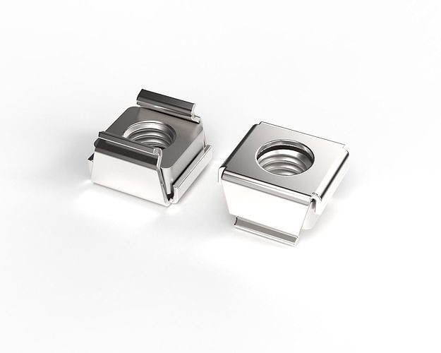 M6 Cage Nut 3D model | CGTrader