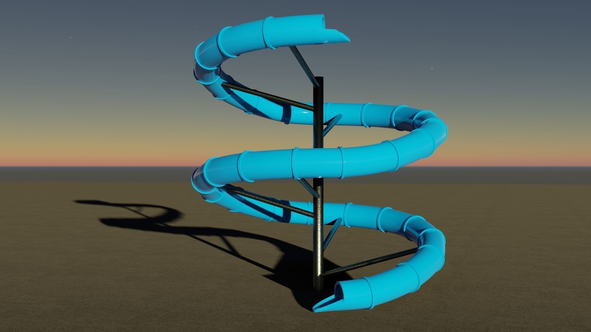 3D model Water Slide 3D model VR / AR / low-poly | CGTrader