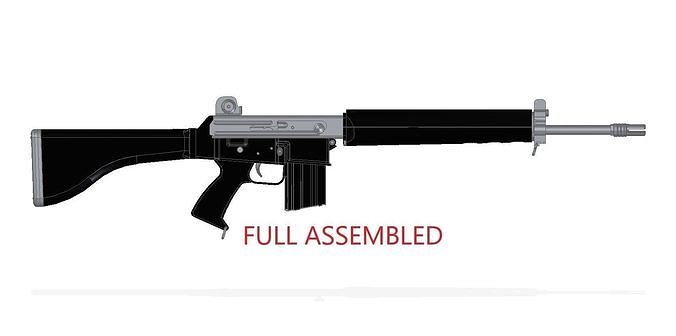 AR-180B ag rifle 3D model | CGTrader