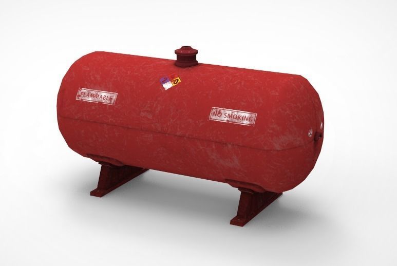 3D model Gas Propane Tank Container Collection VR / AR / low-poly ...