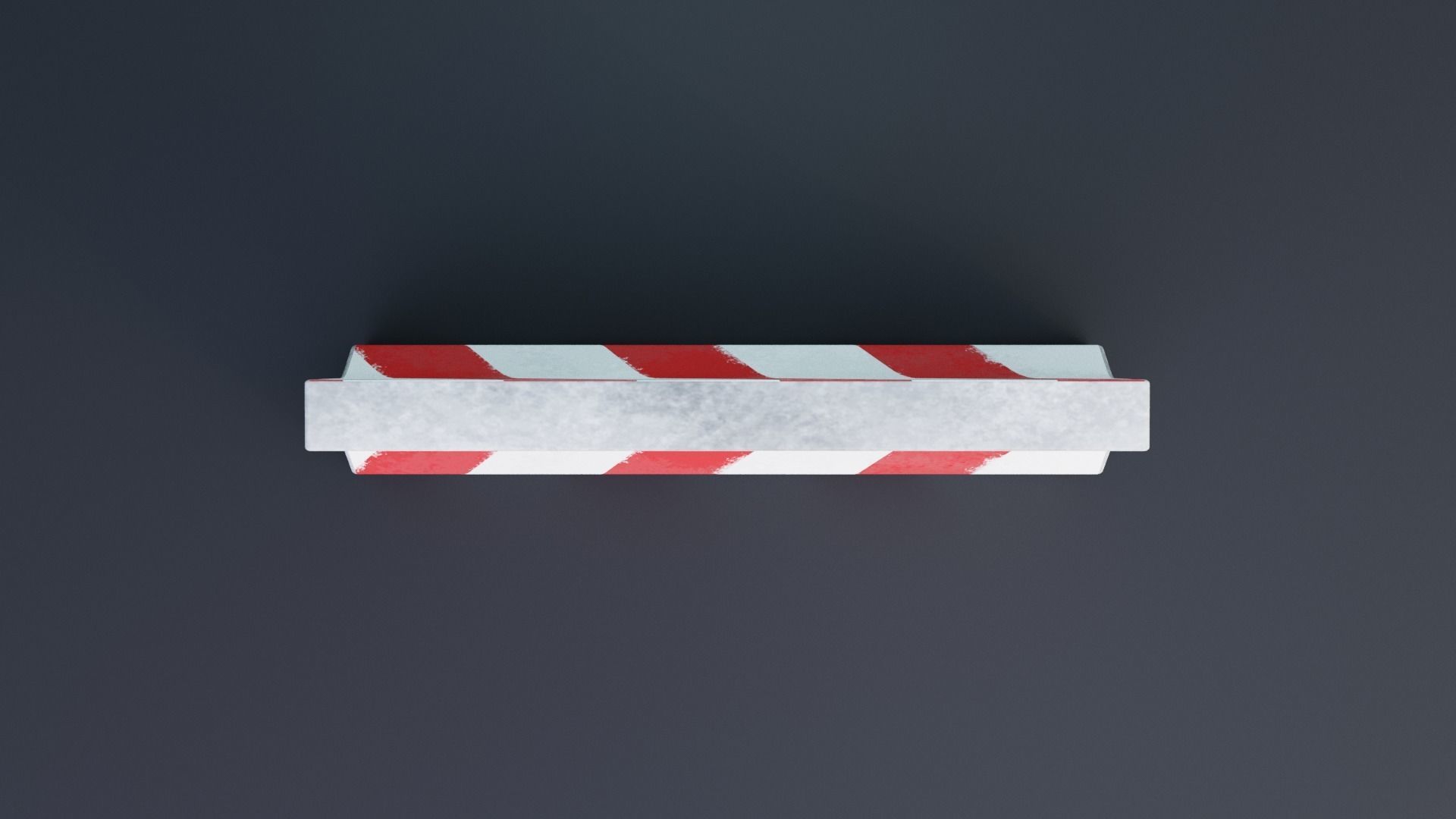 Concrete Construction Barrier Block Lowpoly free VR / AR / low-poly 3D ...