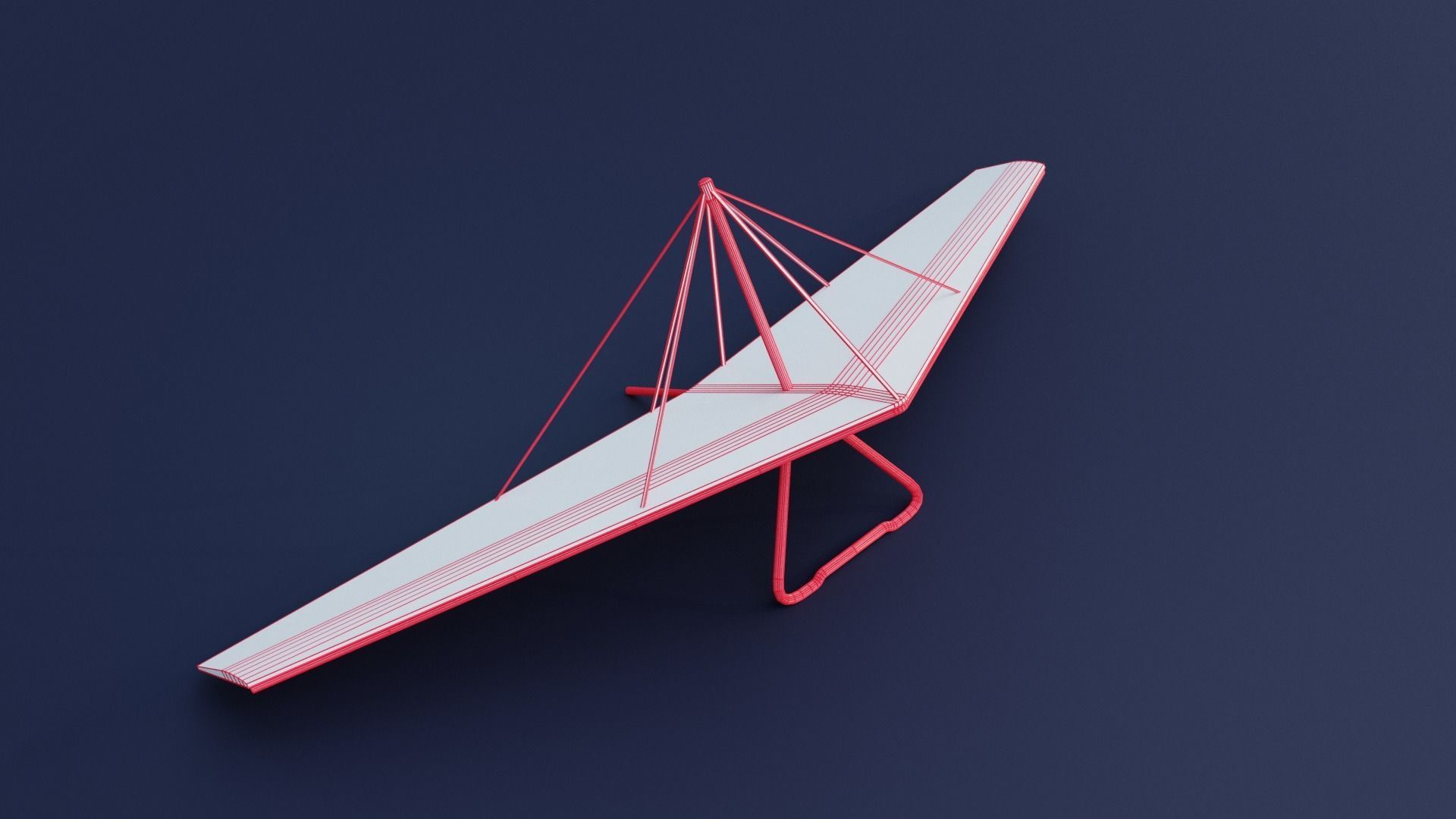 3D model Hang Glider Lowpoly VR / AR / low-poly | CGTrader