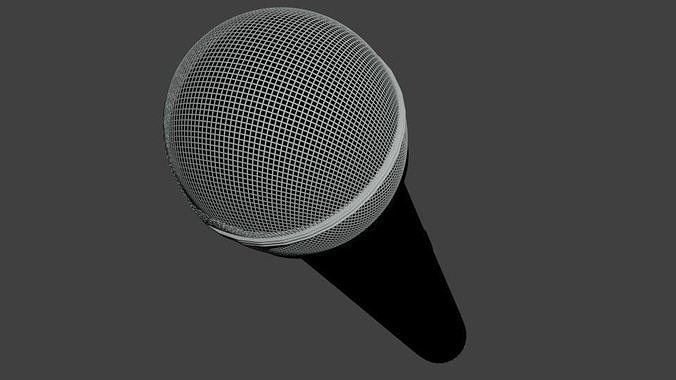 Microphone free 3D model | CGTrader