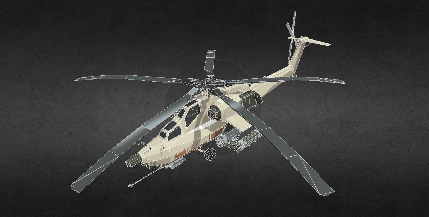 3D model COD MI-28 Havoc VR / AR / low-poly | CGTrader