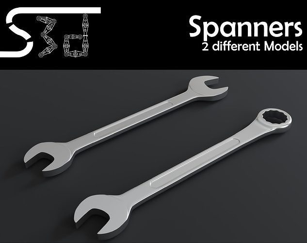 Spanner Wrench Models free VR / AR / low-poly 3D model | CGTrader