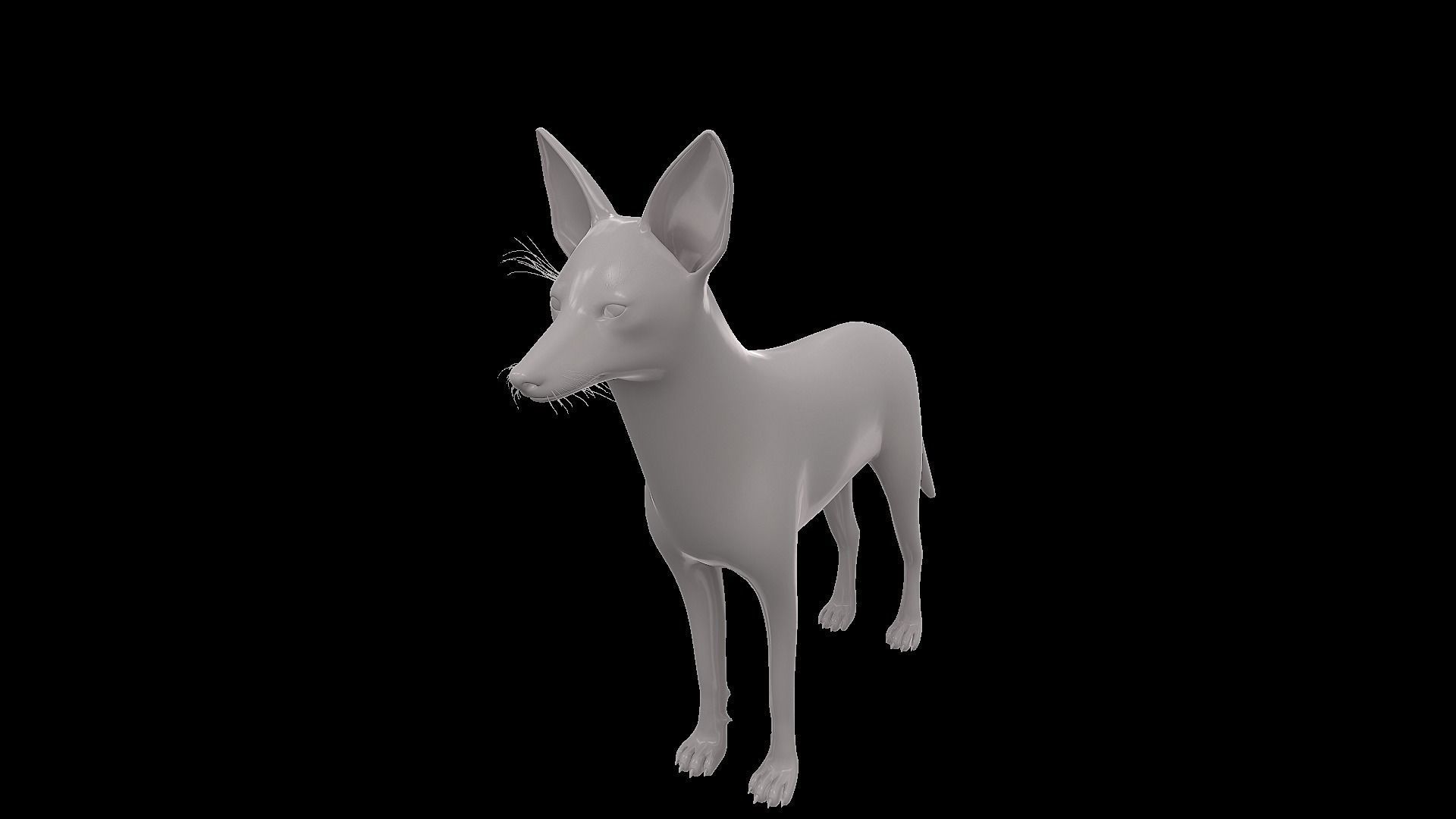 Realistic jackal animal 3d model 3D model rigged | CGTrader