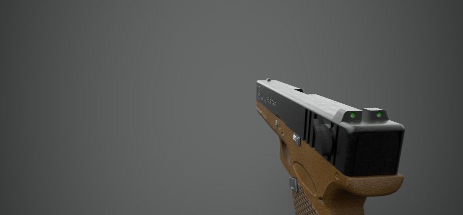 3D model Glock 18 Gun PBR VR / AR / low-poly | CGTrader