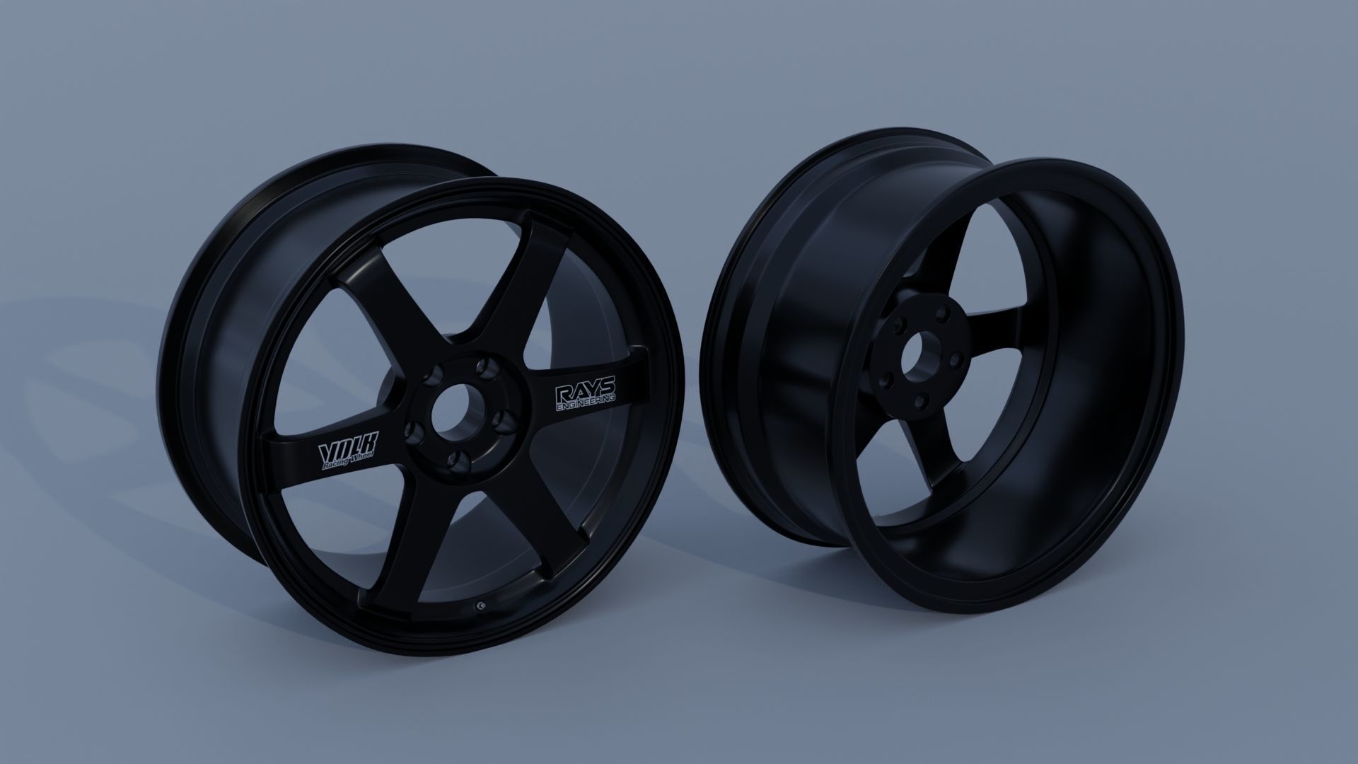 Volk Racing TE37 3D model | CGTrader