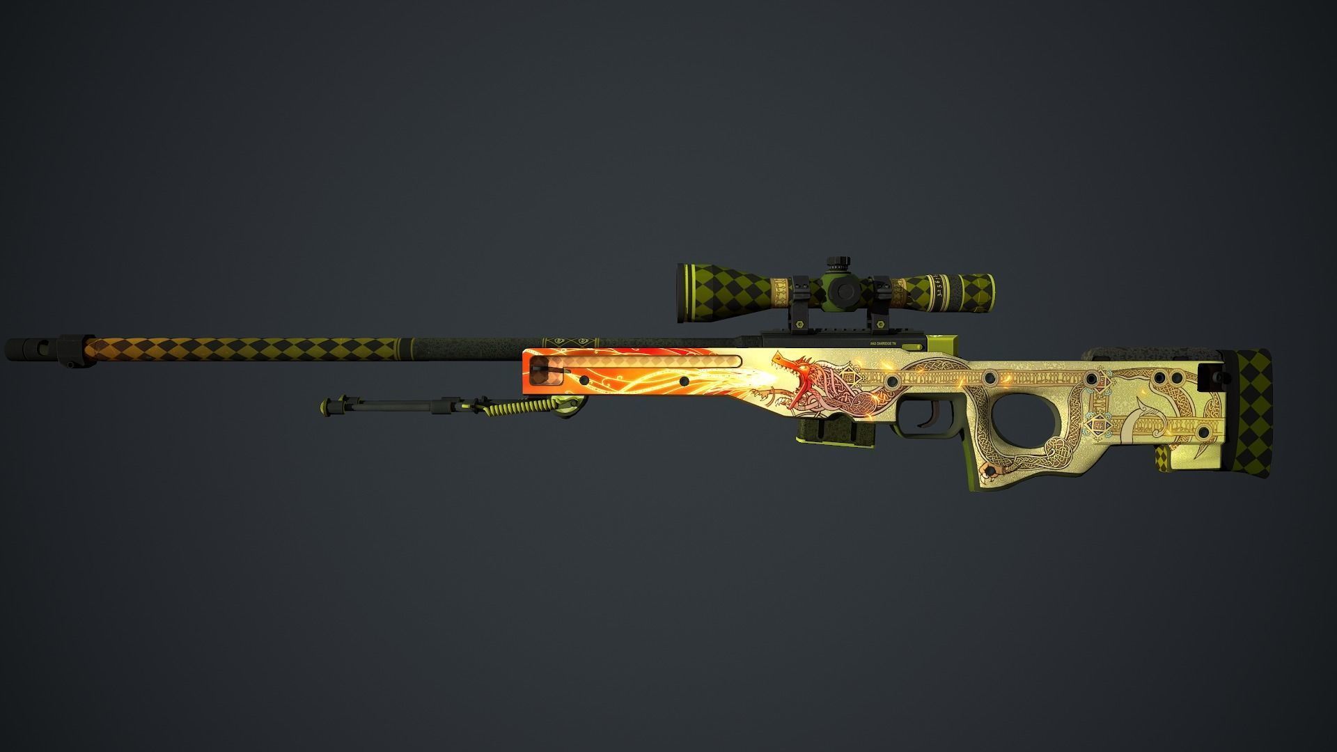 3D model Awp Dragon Lore VR / AR / low-poly | CGTrader