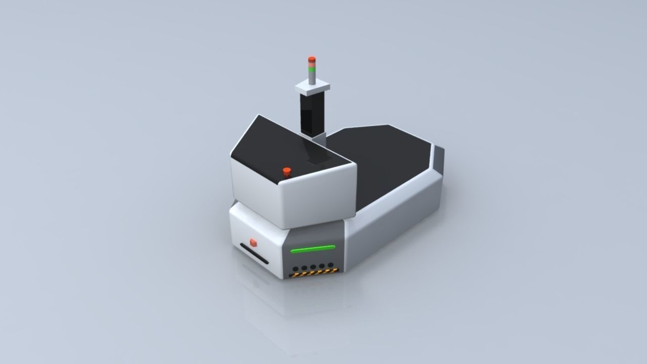 factory AGV 3D model | CGTrader