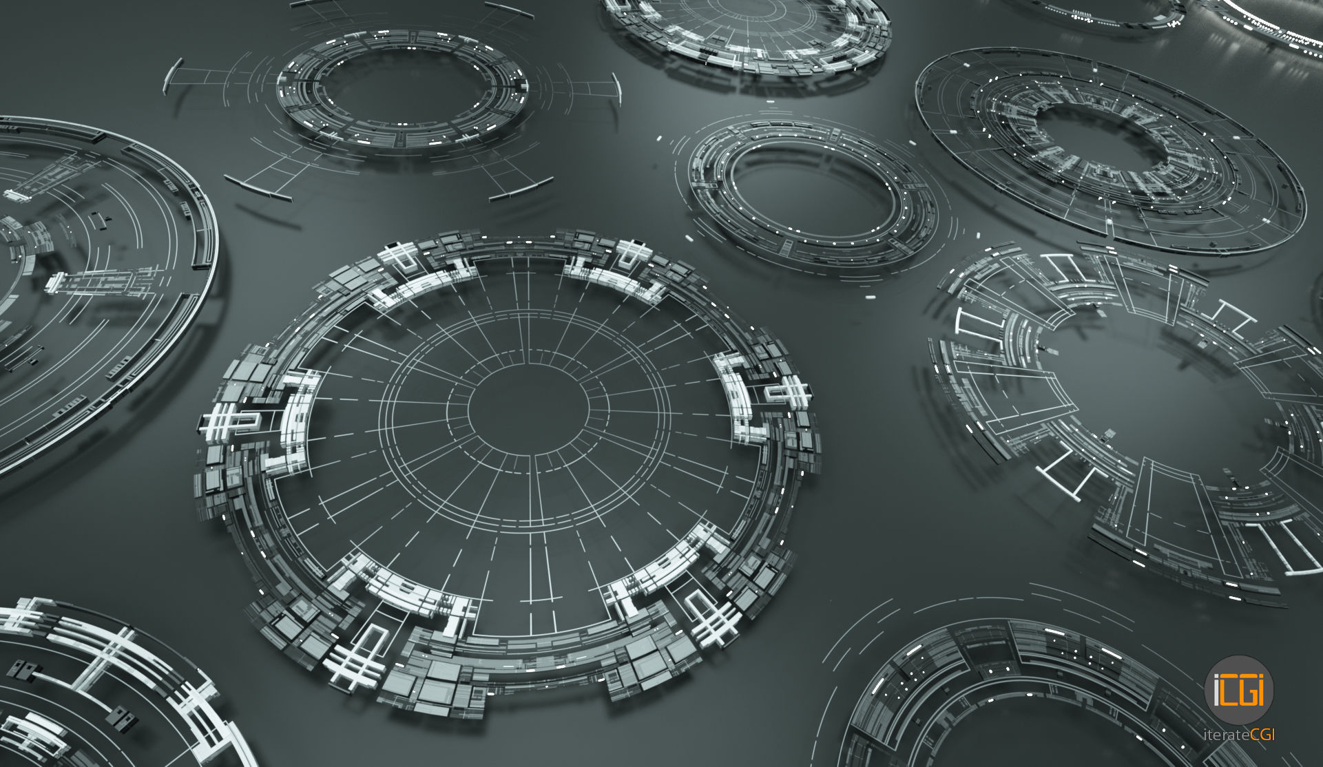 Tech Circles TC4 3D model | CGTrader