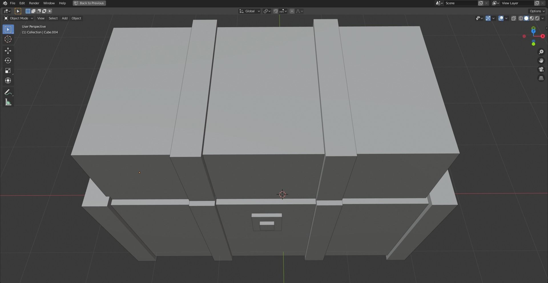 Simple Chest Model 3D model | CGTrader