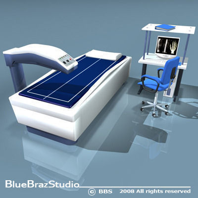 DEXA scanning 3D model | CGTrader