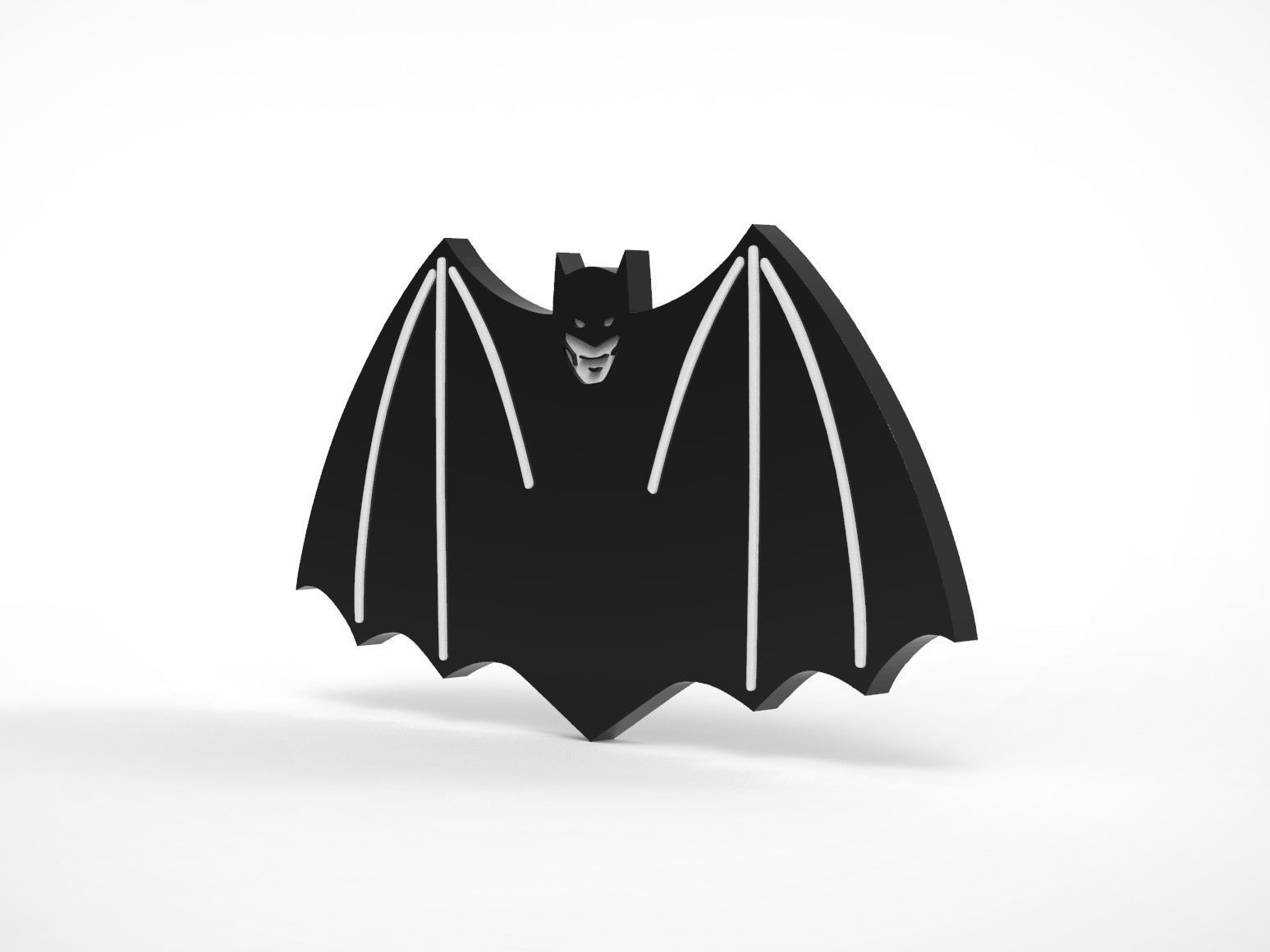 1940 Batman Chest Logo Symbol Emblem 3D model 3D printable | CGTrader