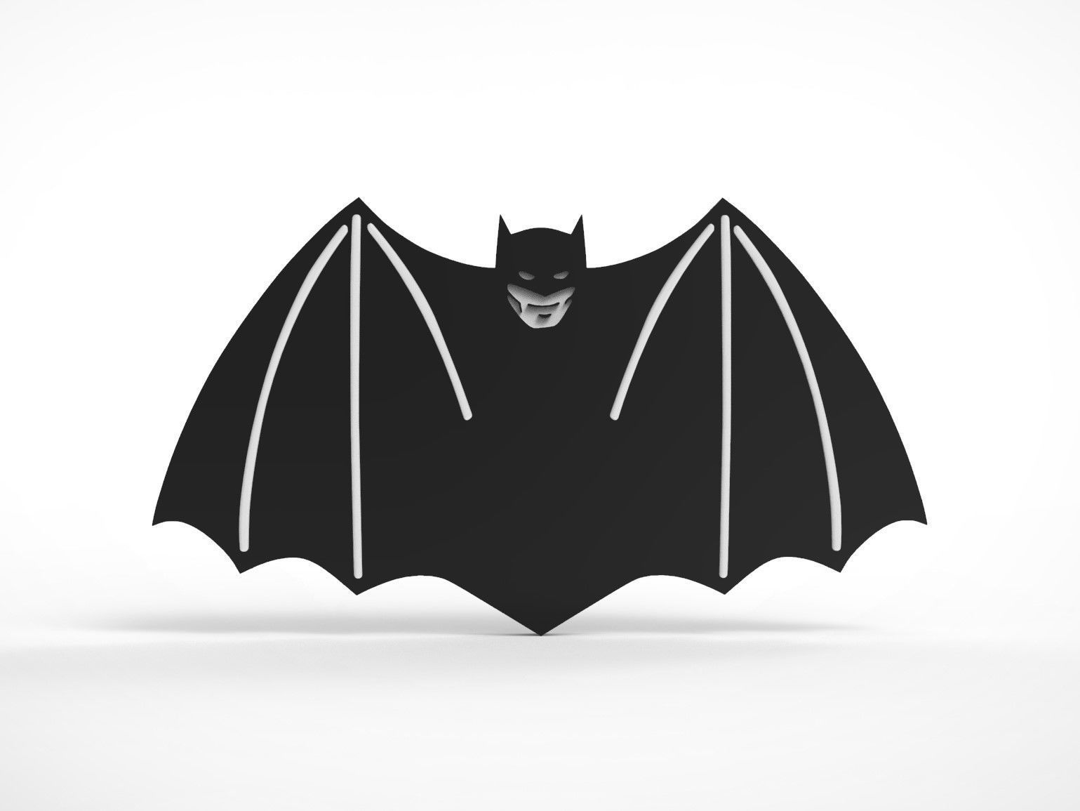 1940 Batman Chest Logo Symbol Emblem 3D model 3D printable | CGTrader