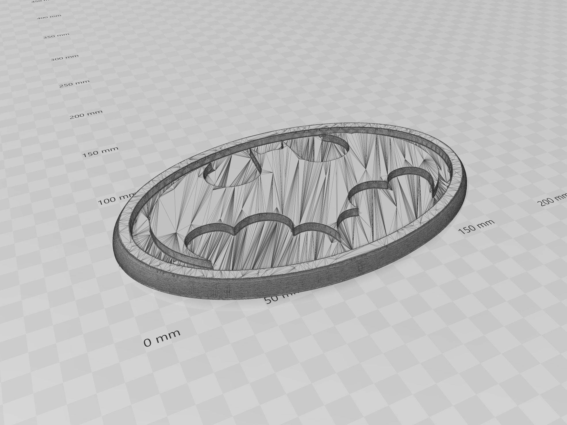 1989 Batman Chest Logo Symbol Emblem 3D model 3D printable | CGTrader