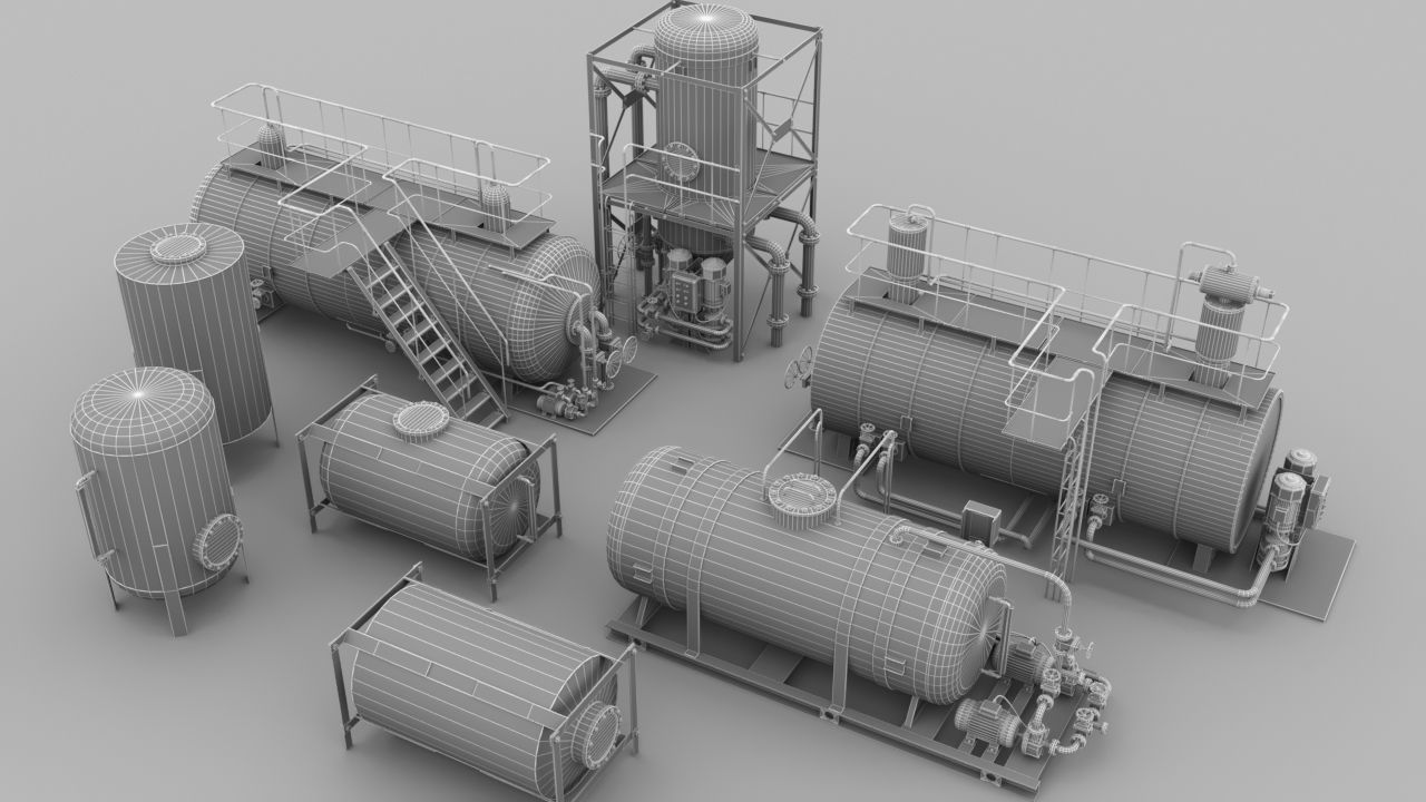 Liquid storage pack 3D model | CGTrader