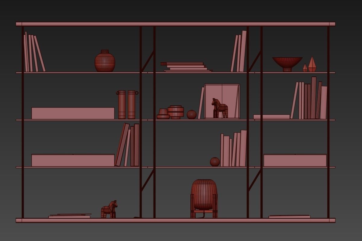 Bost shelf TREKU 3D model | CGTrader