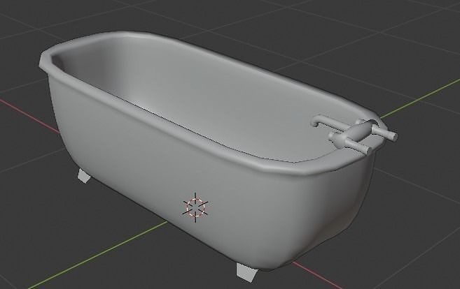 Bathtub free 3D model | CGTrader
