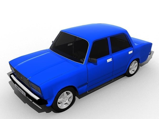 3D model lada 2107 VR / AR / low-poly | CGTrader