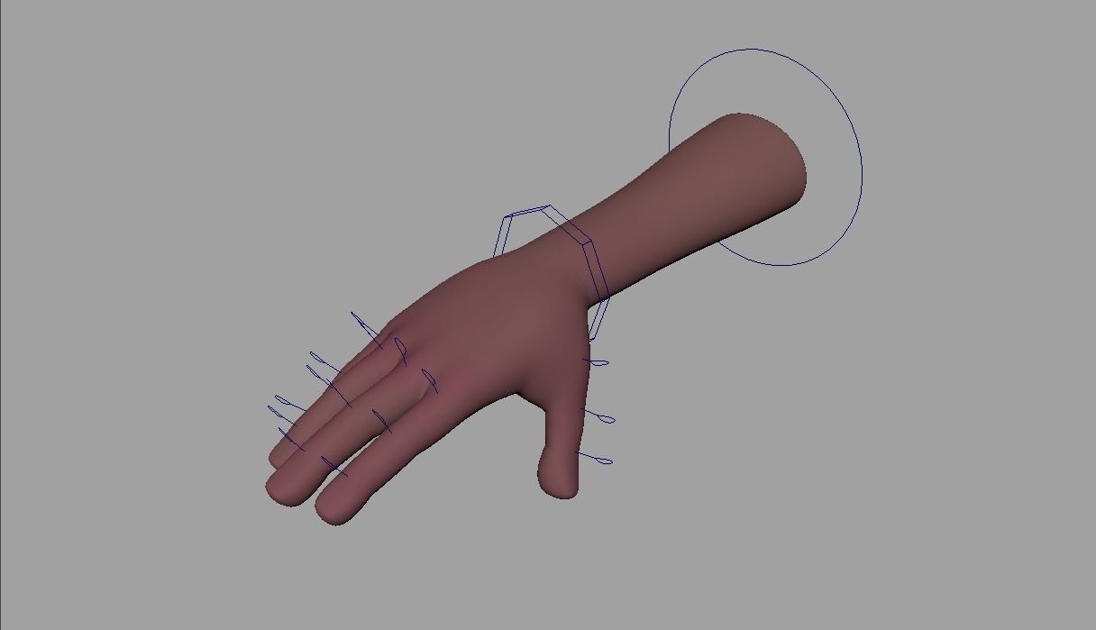 3D model Toon Hand Rig VR / AR / low-poly | CGTrader