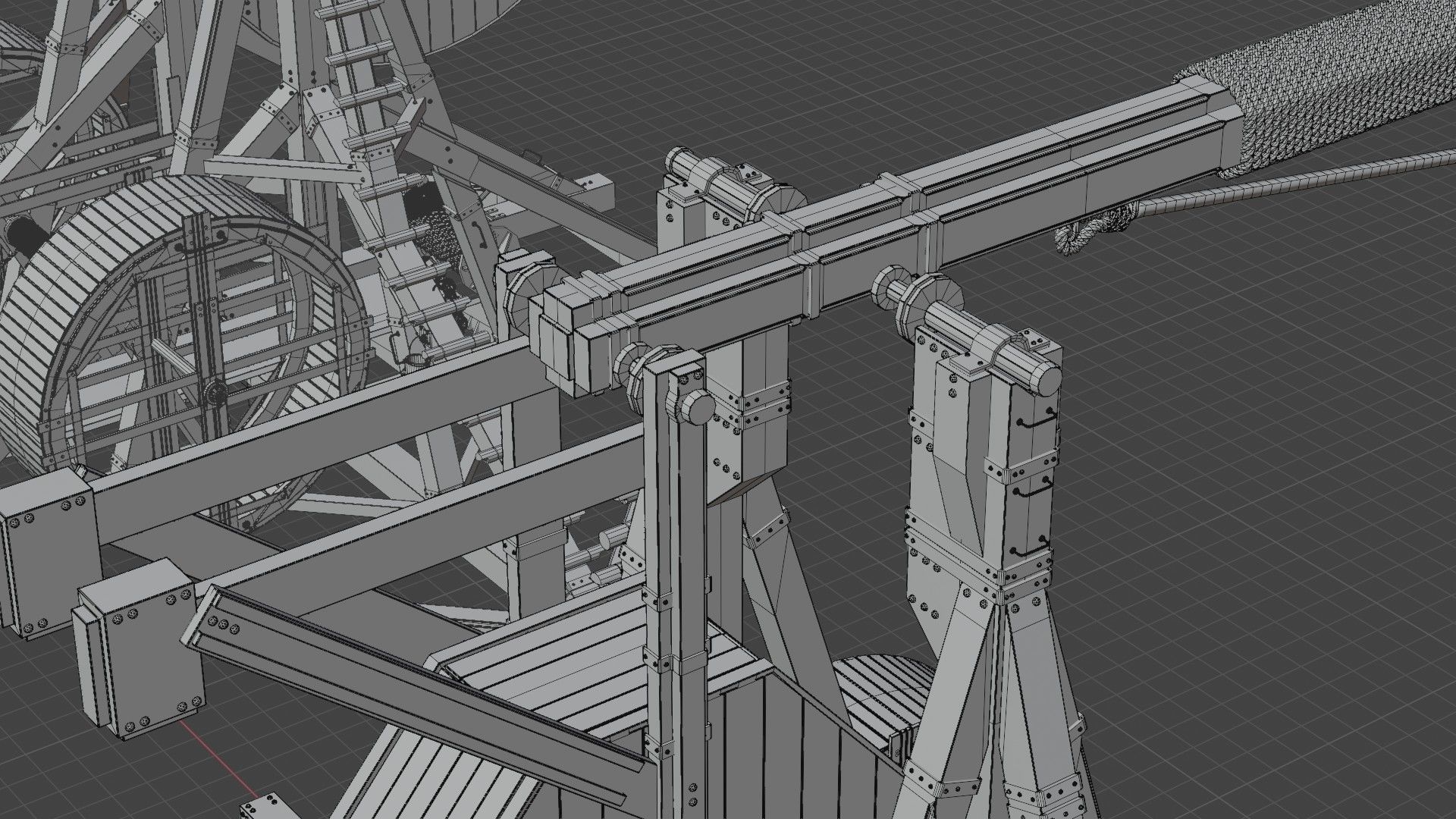 MEDIEVAL Trebuchet 3D model | CGTrader