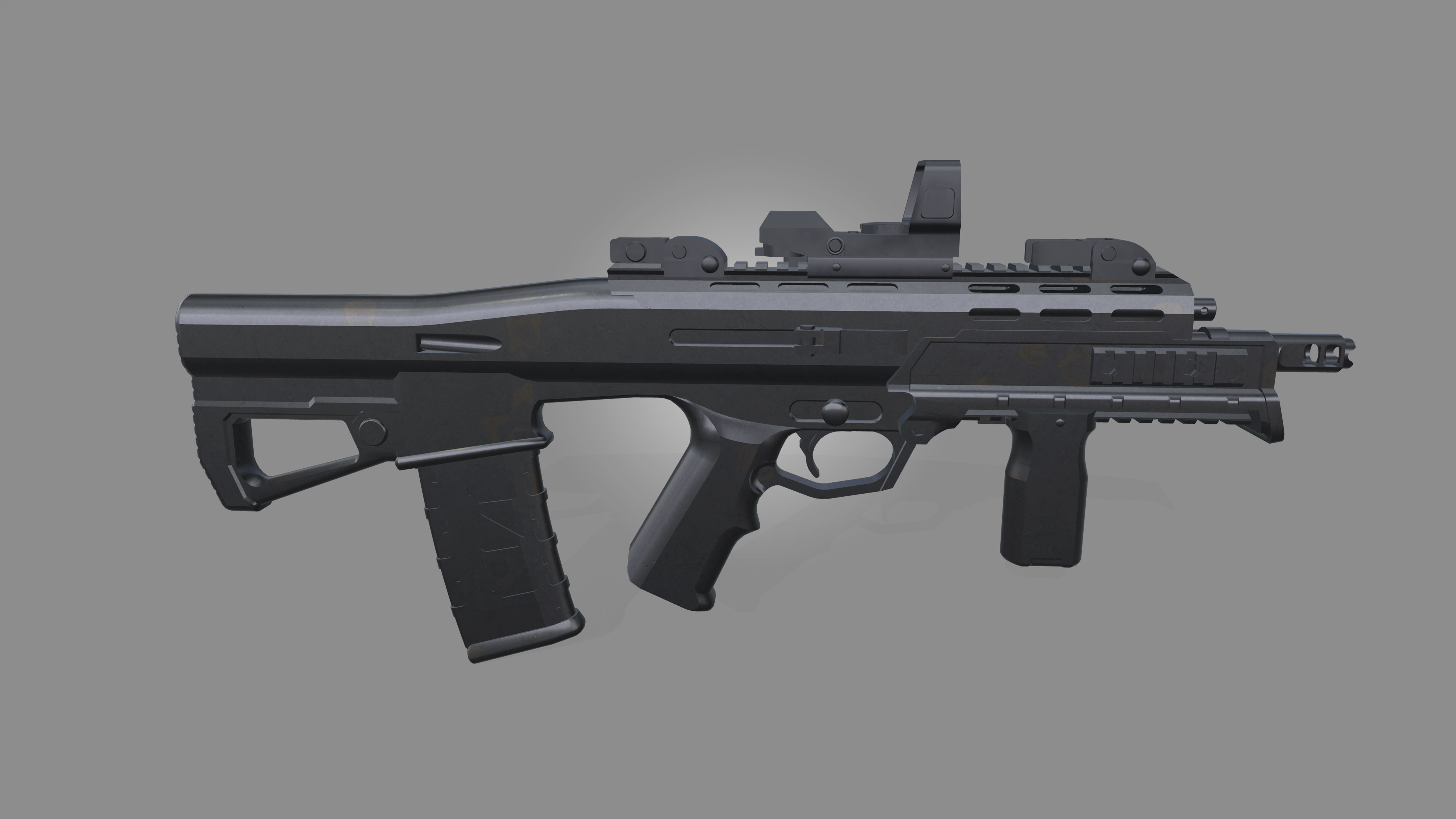 3D model Low-poly Rifle 3D model VR / AR / low-poly | CGTrader