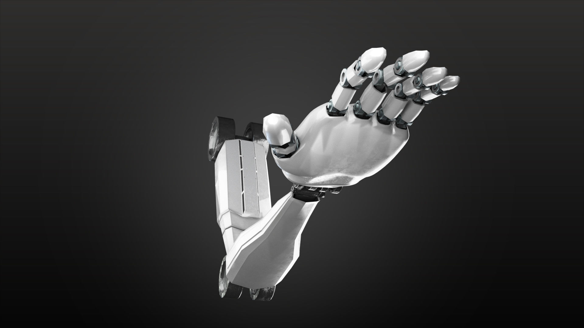 Robot hand 3D model | CGTrader