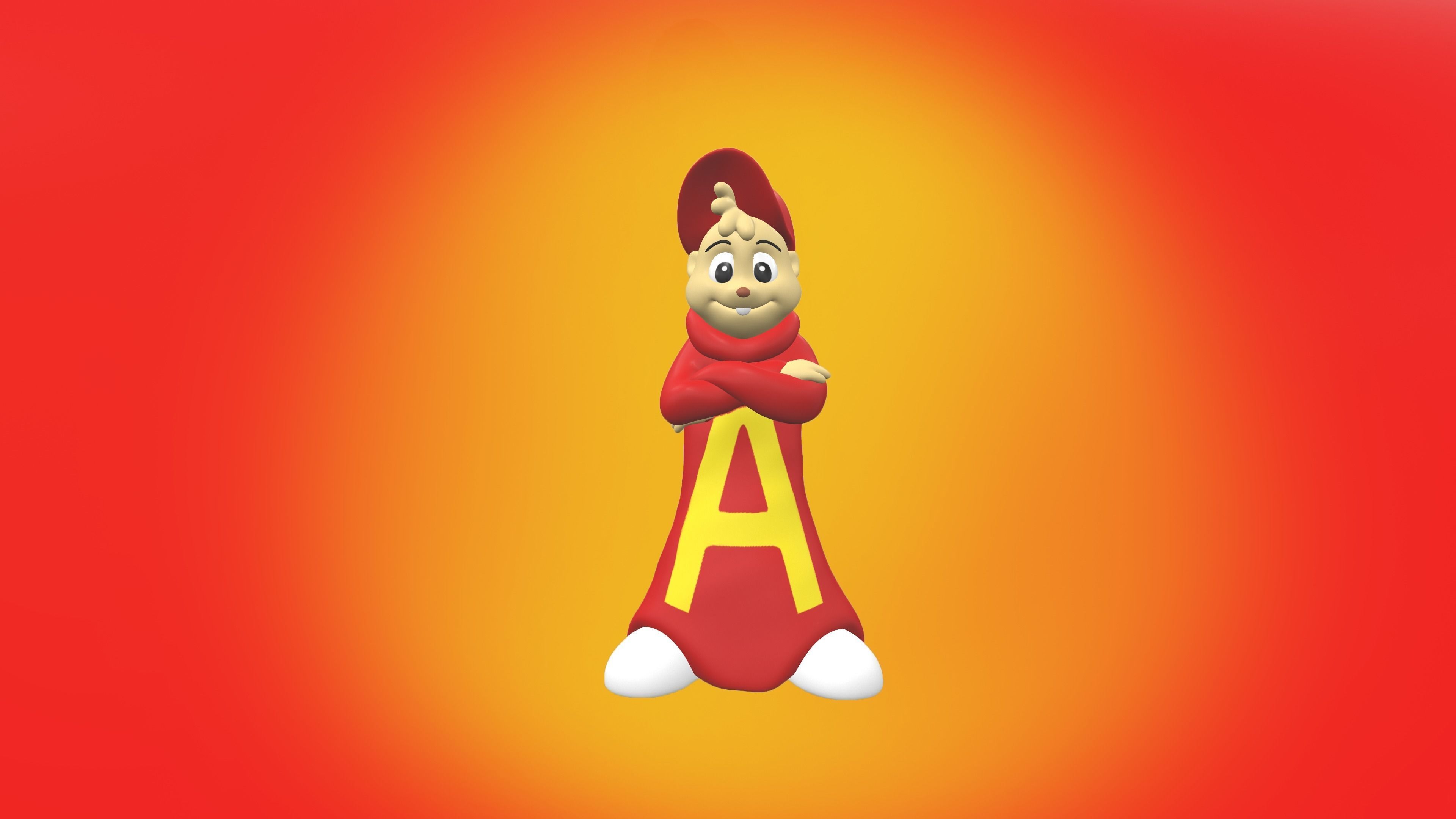 Alvin Cartoon Character 3D model 3D printable | CGTrader