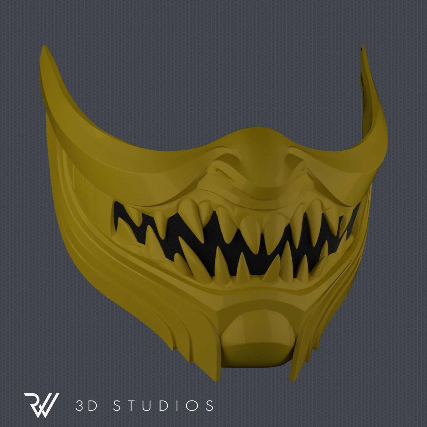 MK11 Scorpion Mask V8 - STL File 3D model 3D printable | CGTrader