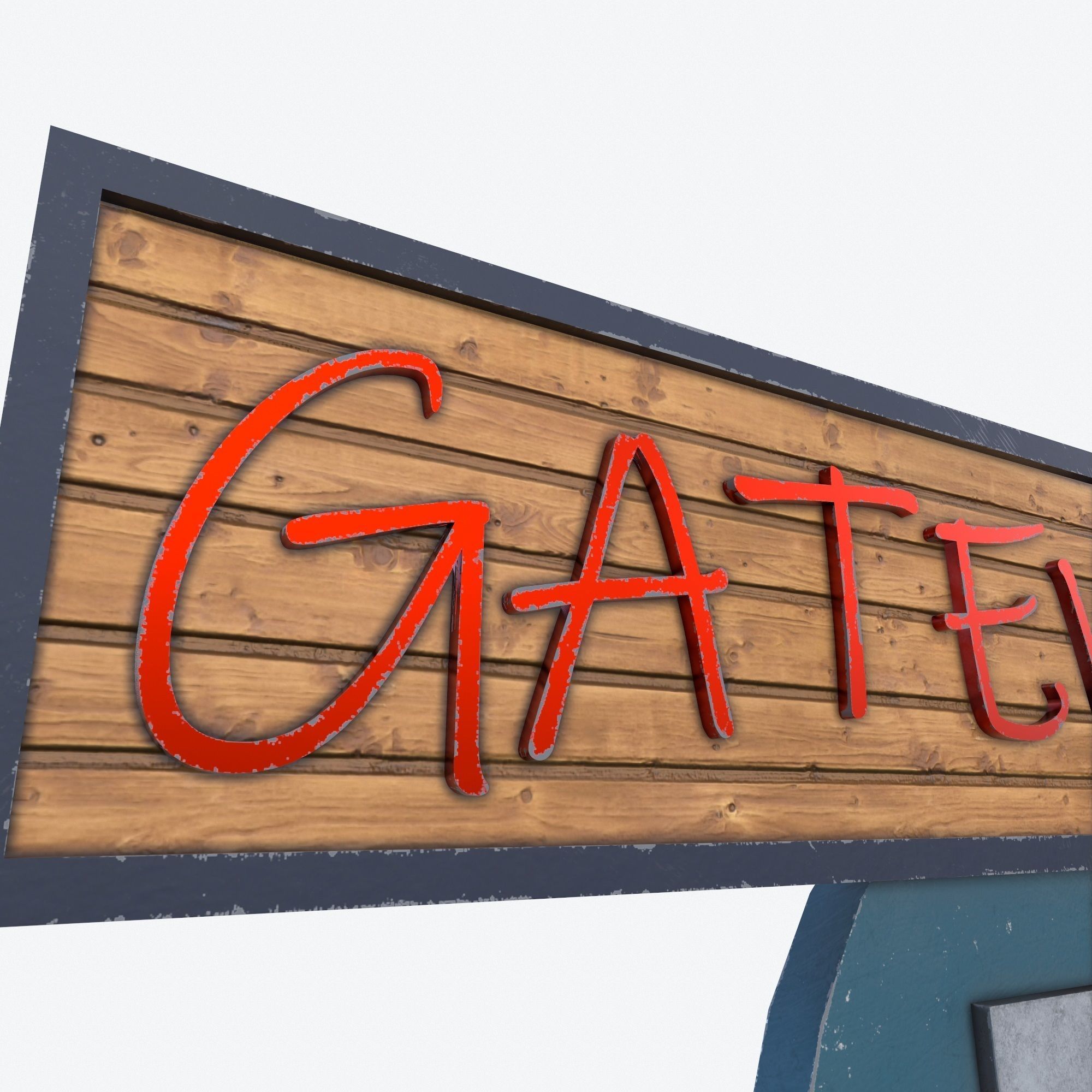 3D model Motel Sign PBR VR / AR / low-poly | CGTrader
