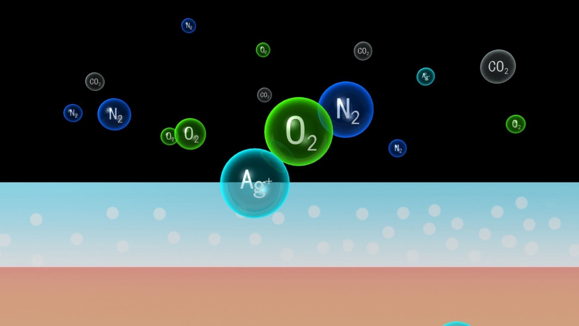 Microelement chemical reaction 3D model | CGTrader