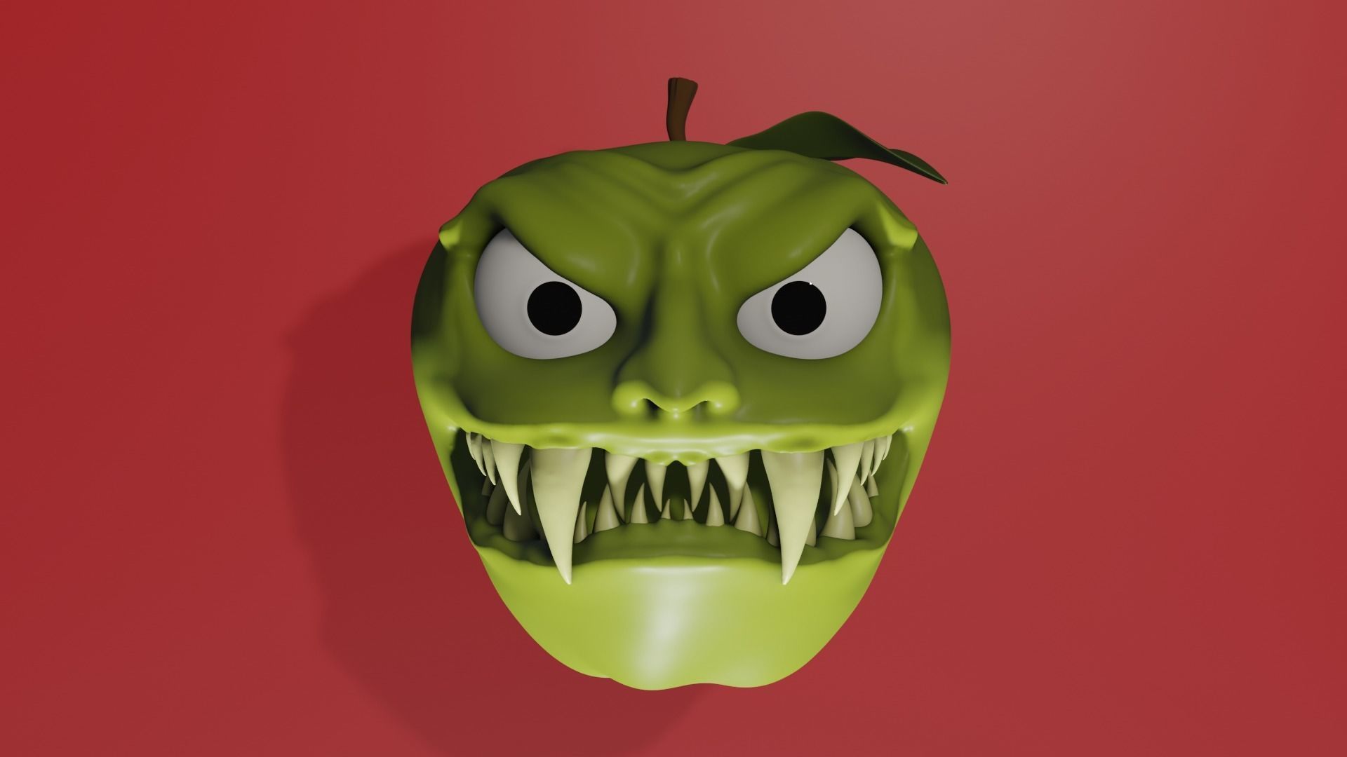 Crazy Apple free 3D model | CGTrader