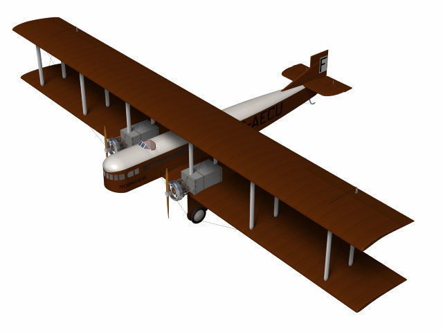 Farman F60 Goliath 3D model | CGTrader