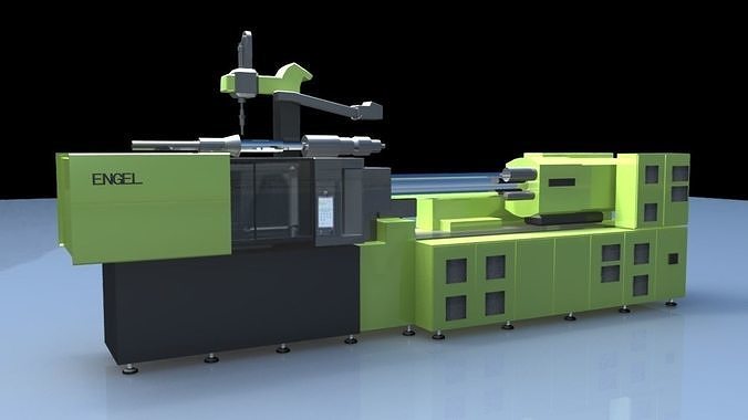 injection molding machine 3D model | CGTrader