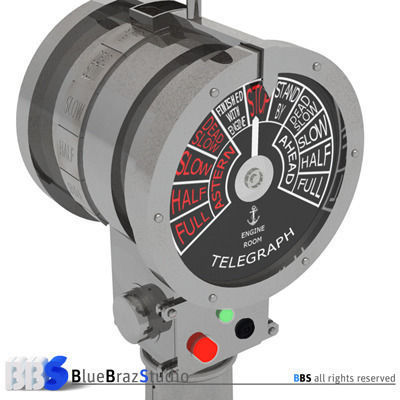 Engine order telegraph 3D model | CGTrader
