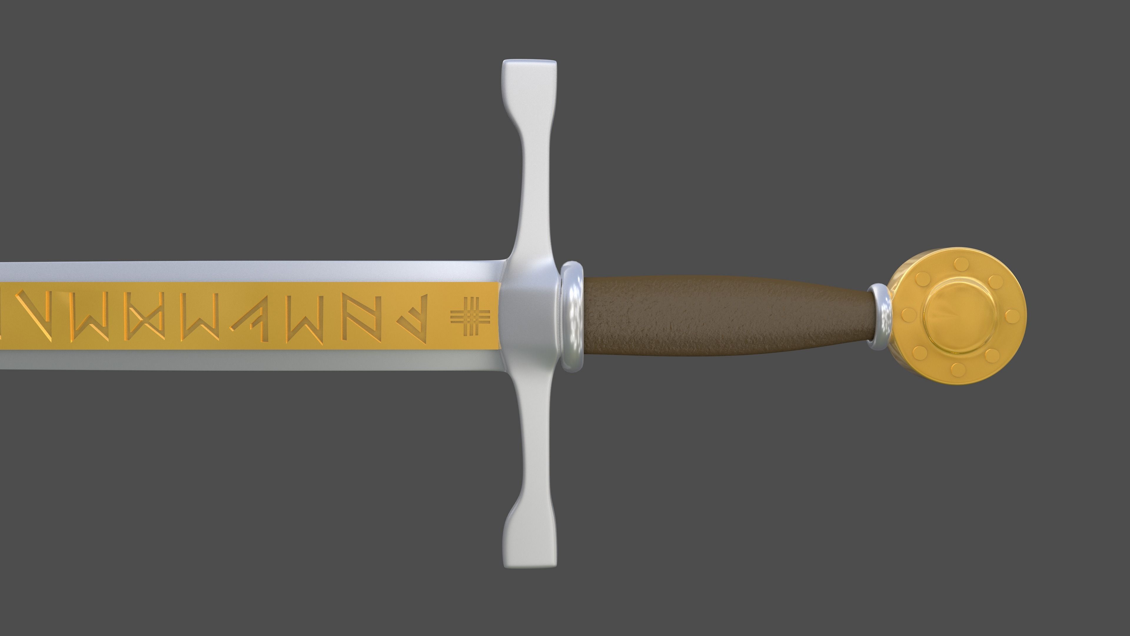 Excalibur sword 3D model | CGTrader