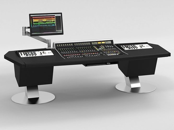Solid State Logic Matrix console studio controller 3D model | CGTrader