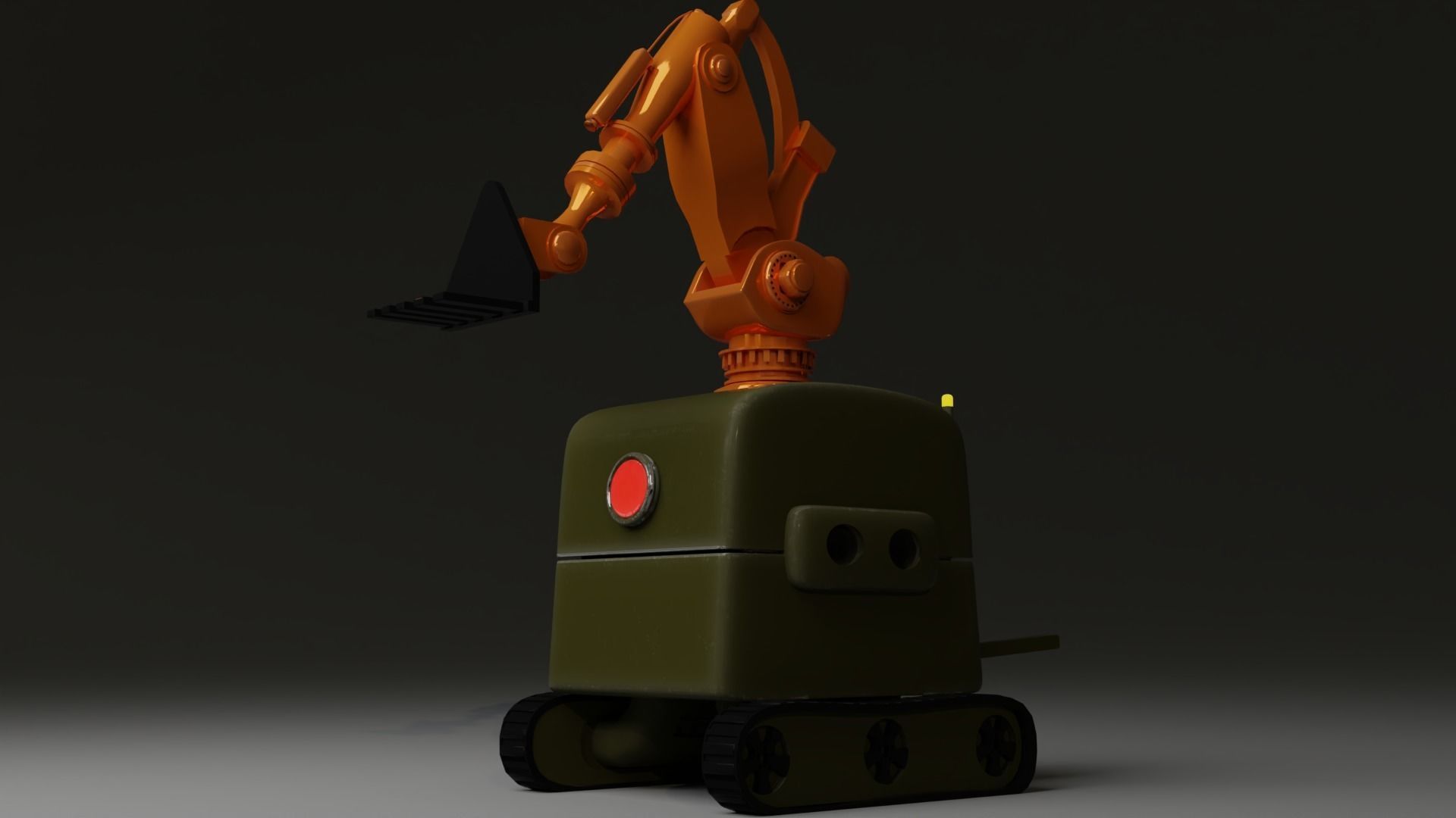 3D model Robot Fork Lifter VR / AR / low-poly | CGTrader