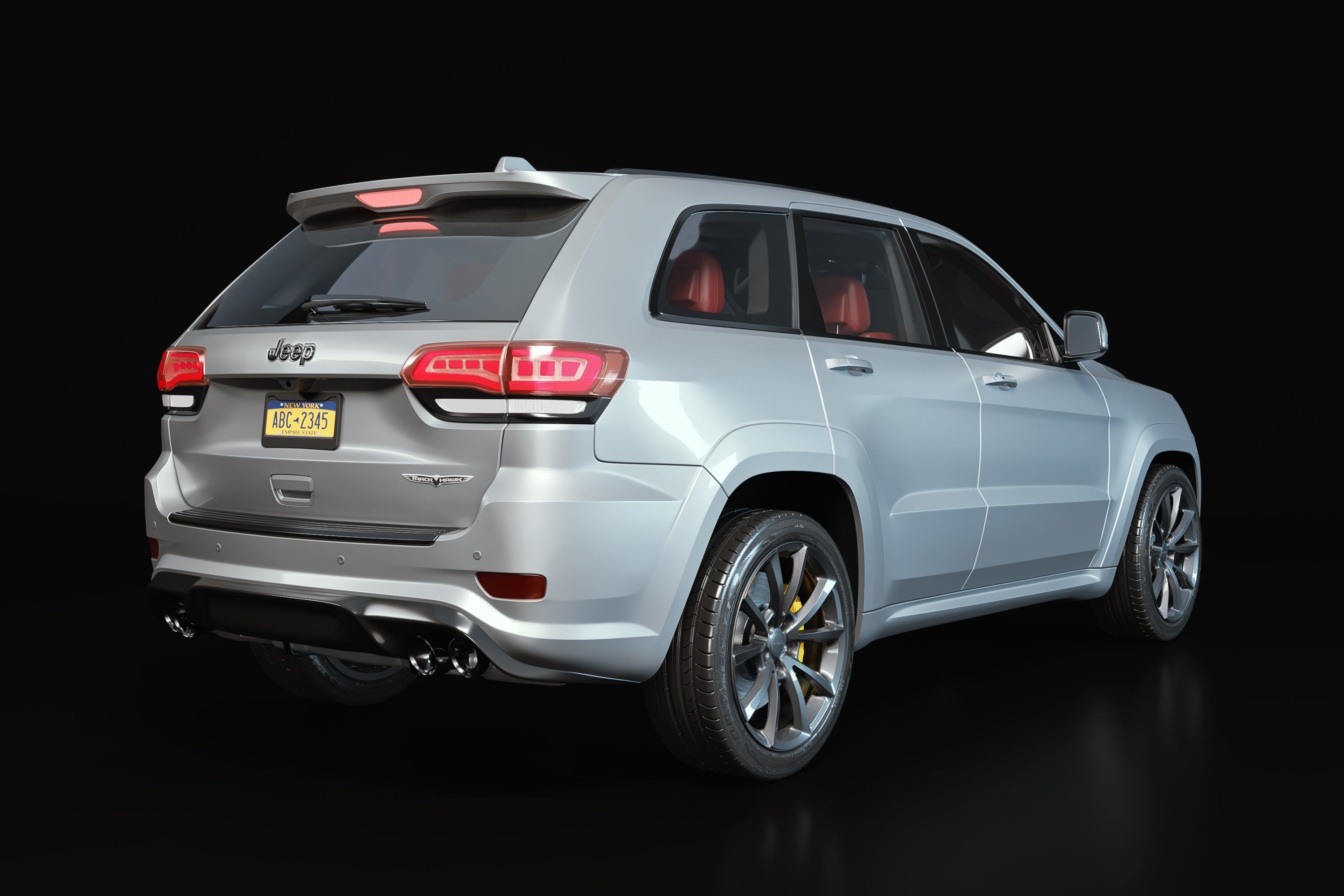 Jeep Grand Cherokee Trackhawk 3D model | CGTrader
