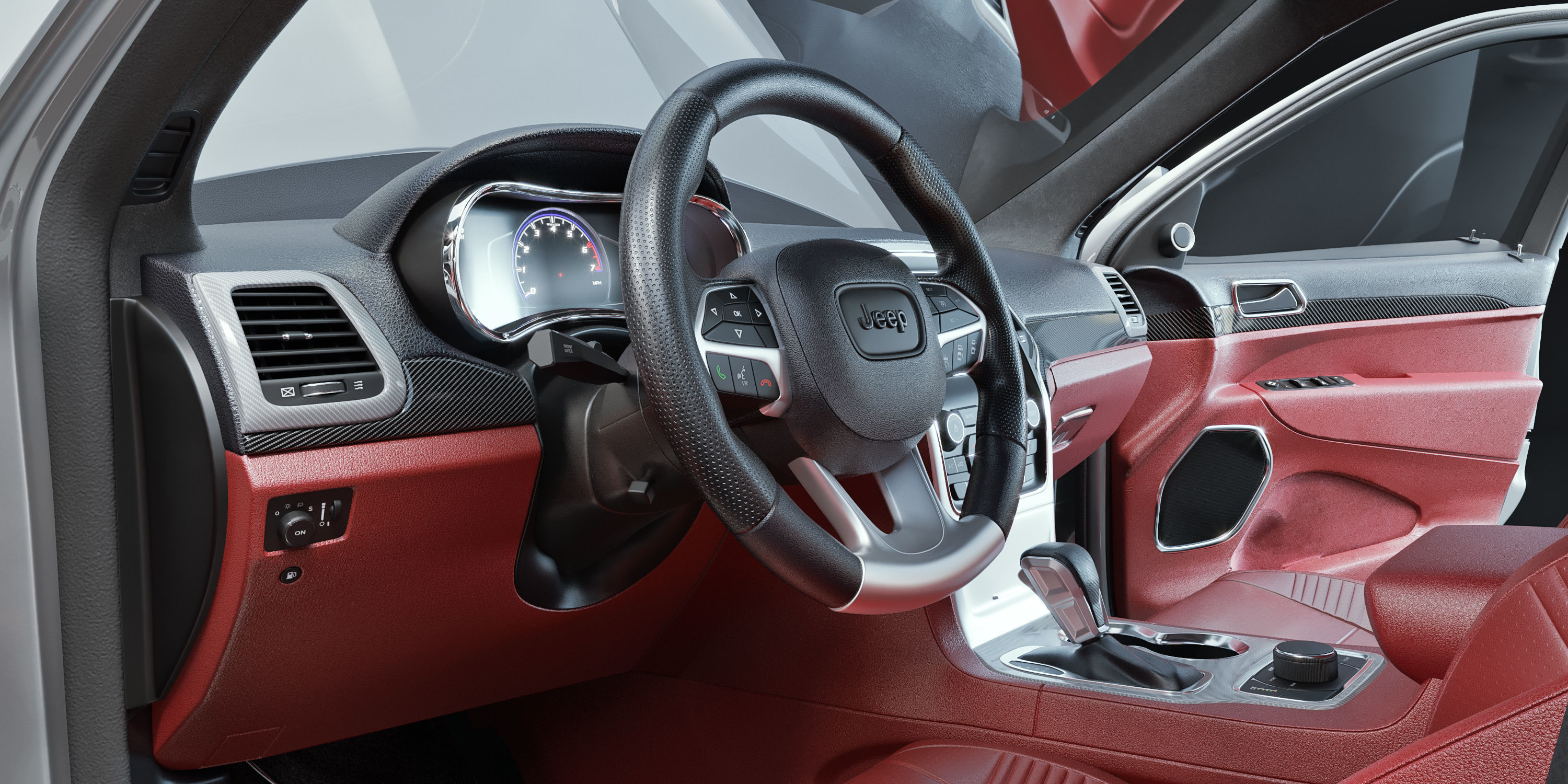 Jeep Grand Cherokee Trackhawk 3D model | CGTrader