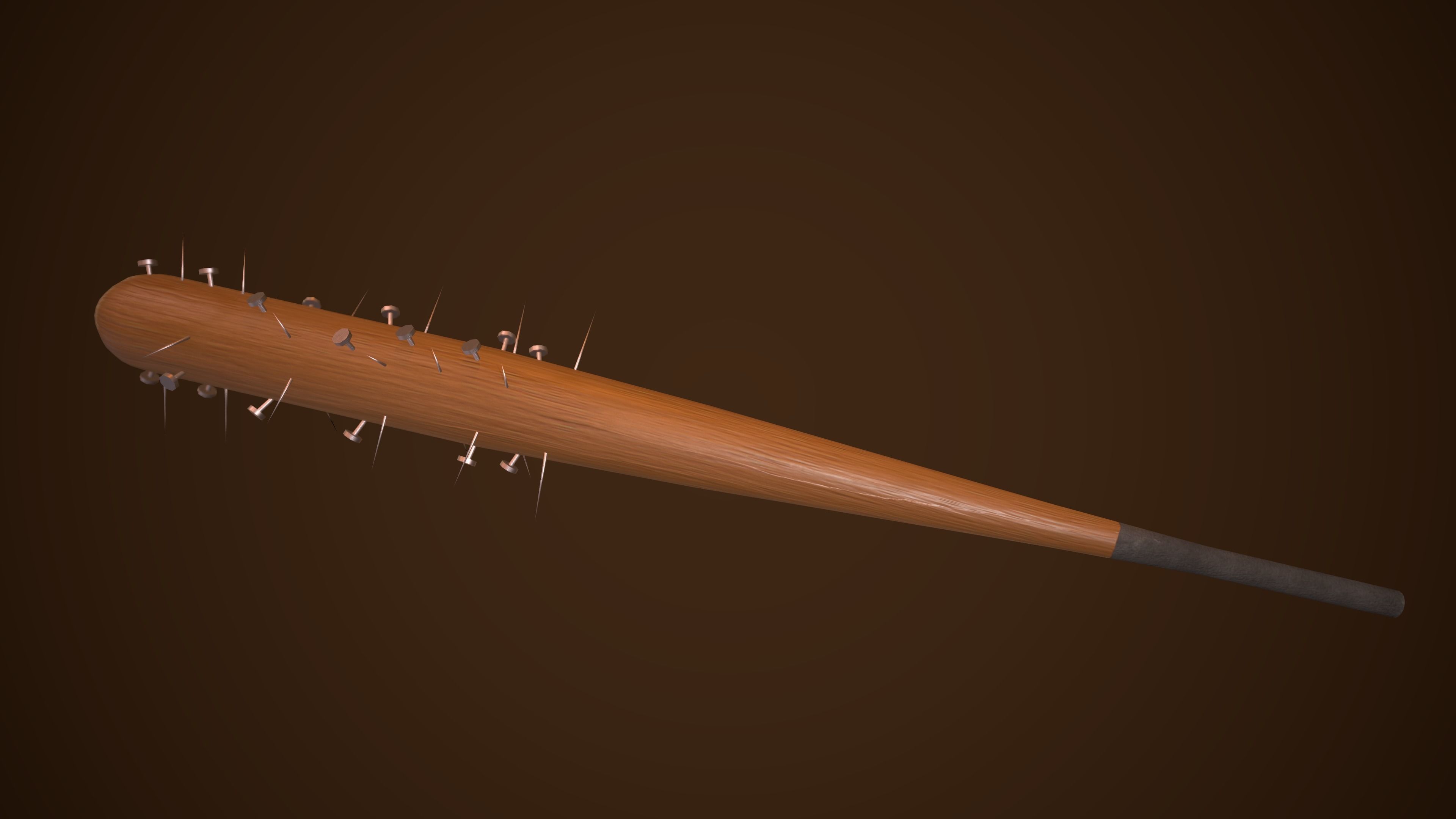3D model Nailed BaseBall Bat VR / AR / low-poly | CGTrader