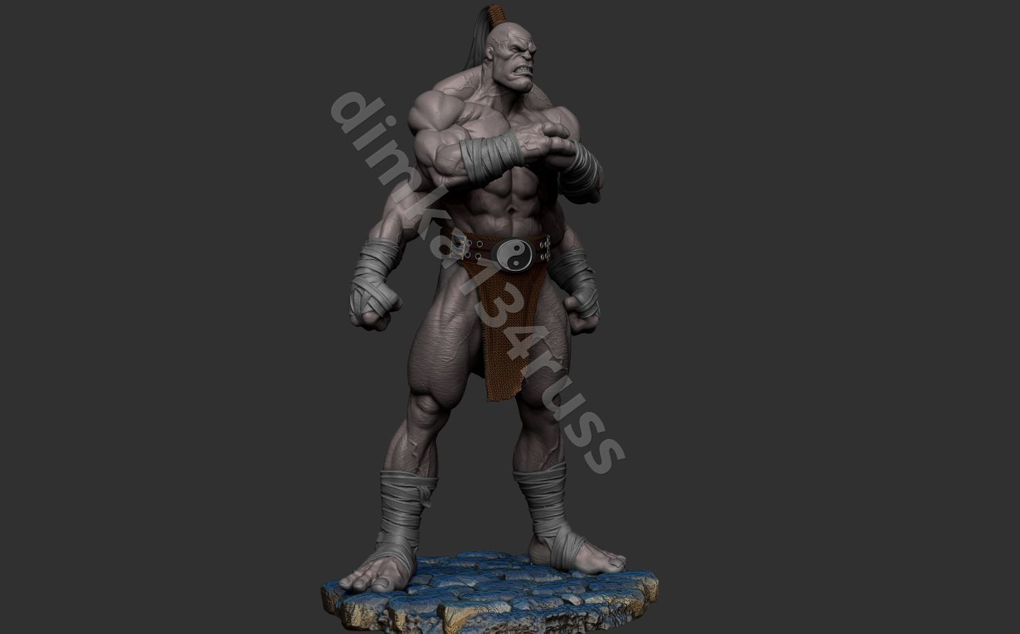 Goro mortal kombat 3D model 3D printable | CGTrader